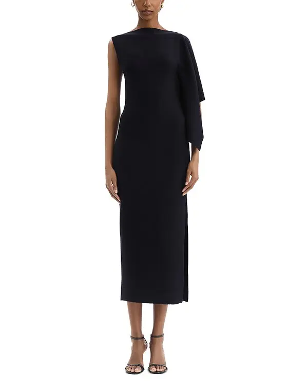 Oscar De La Renta Draped Knit Dress