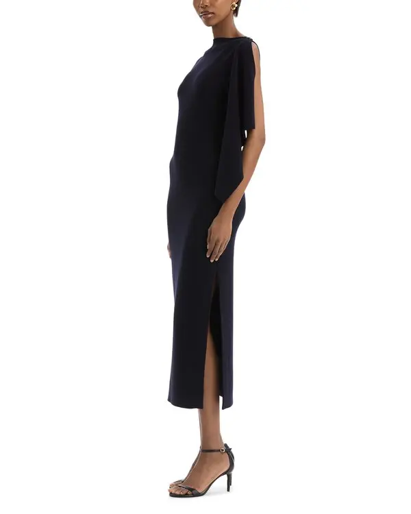 Oscar De La Renta Draped Knit Dress