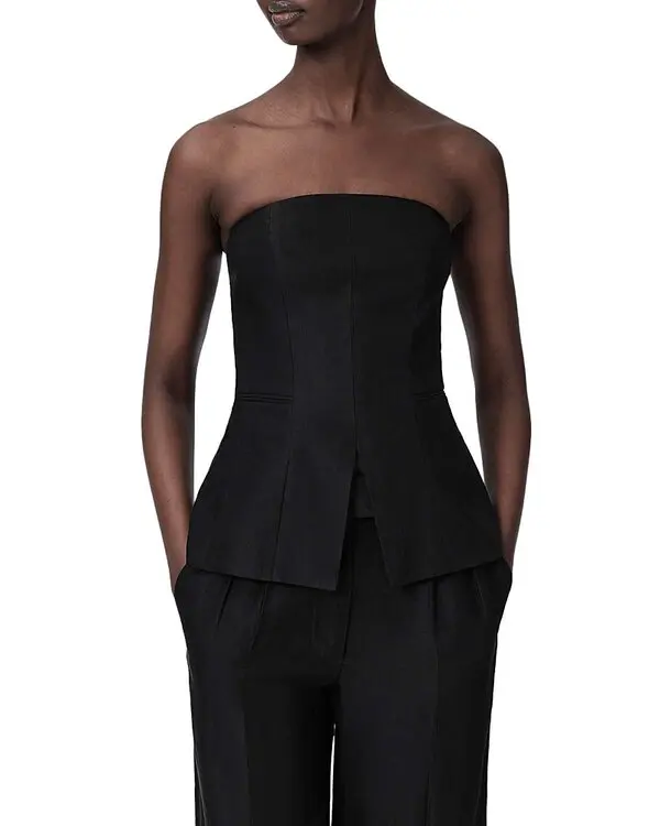 ALLSAINTS Charley Strapless Top