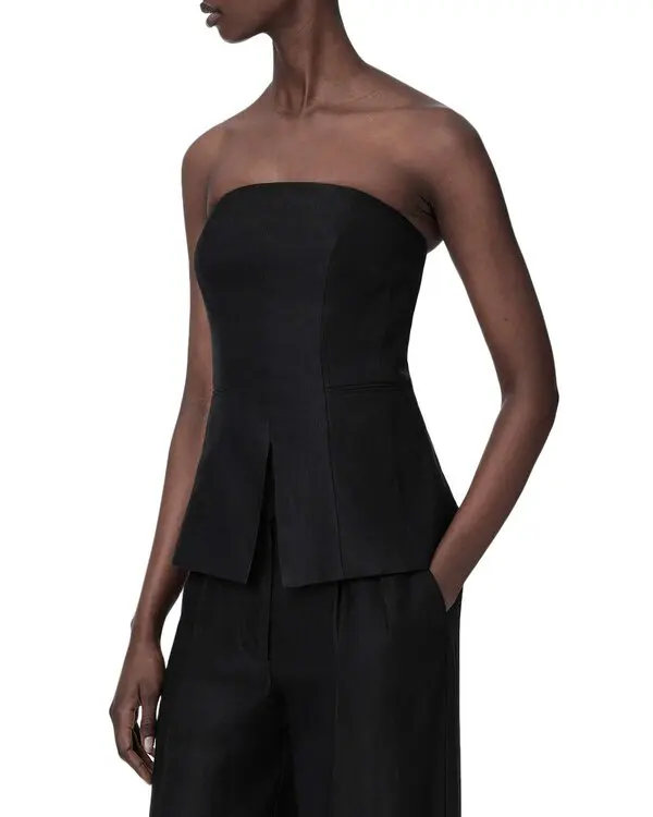ALLSAINTS Charley Strapless Top