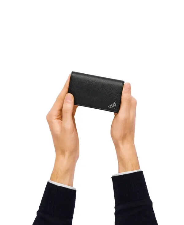 Prada Saffiano Leather Card Holder