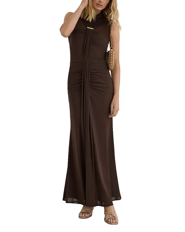 REISS Petites Colette Dress - Chocolate