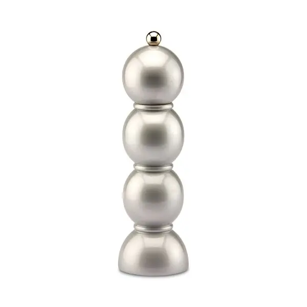 ADDISON ROSS 8.8 Bobbin Salt & Pepper Grinder - Silver