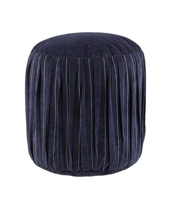 SURYA Vela Pouf - Navy