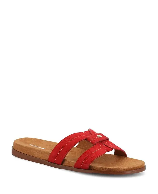 BIRDIES The Sunbird Sandals - Red Suede