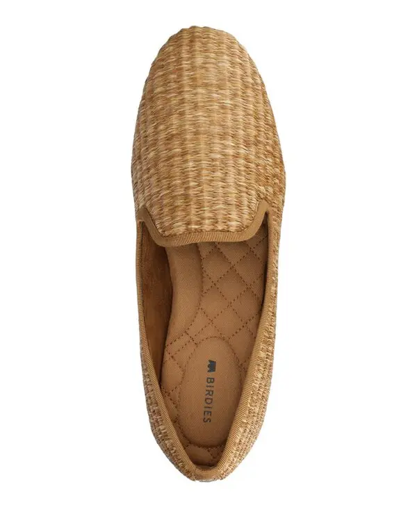BIRDIES The Starling Loafer - Tan Raffia