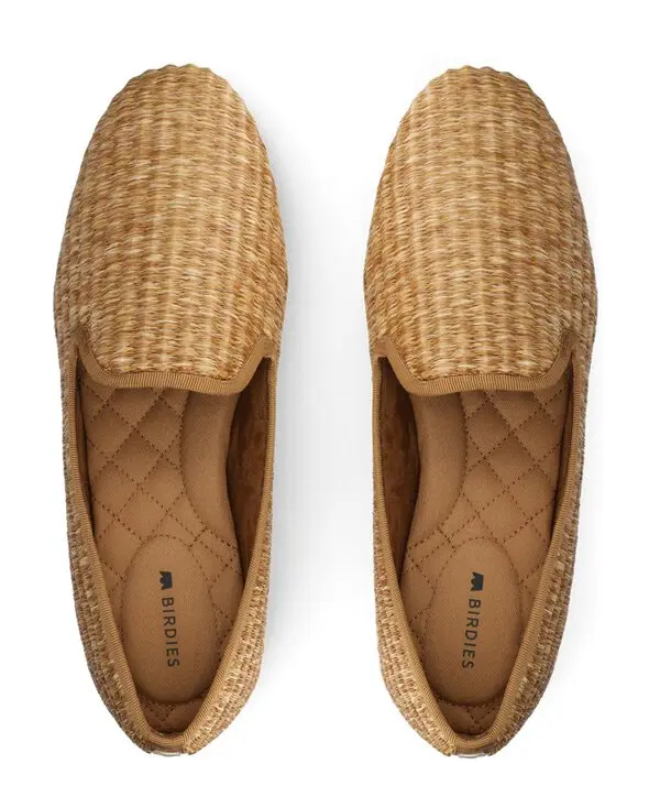BIRDIES The Starling Loafer - Tan Raffia