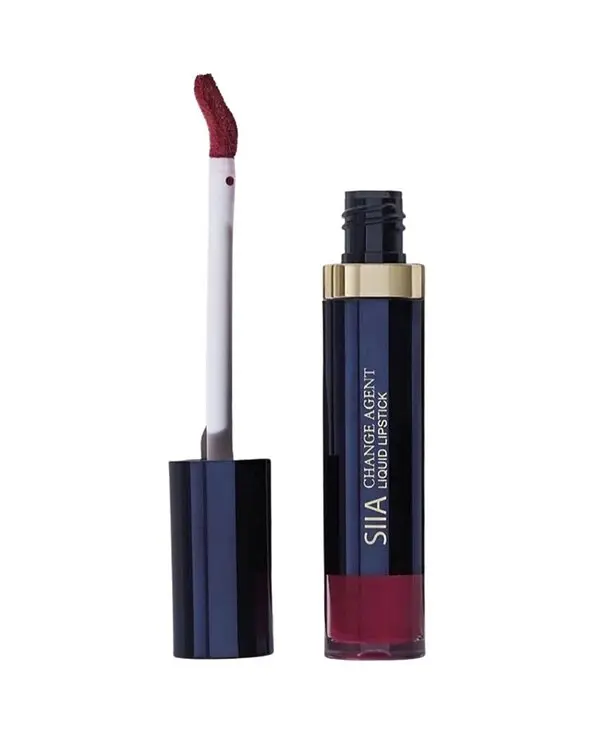 SIIA COSMETICS Change Agent Long-lasting Matte Liquid Lipstick - L Black Cherry