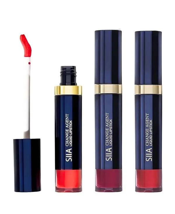 SIIA COSMETICS 3-pc. Long-lasting Matte Liquid Lipstick Trio Set - Classic Red
