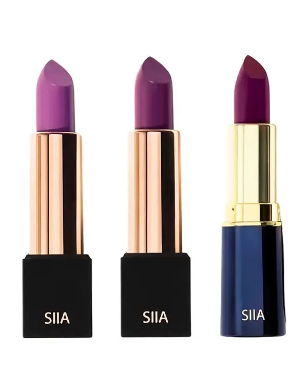 SIIA COSMETICS Muse Lip Trio Set Of 3 - Purple Mood