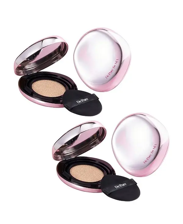 SIIA COSMETICS Flawless Glow Cushion Foundation Set For 2 - L Ivory