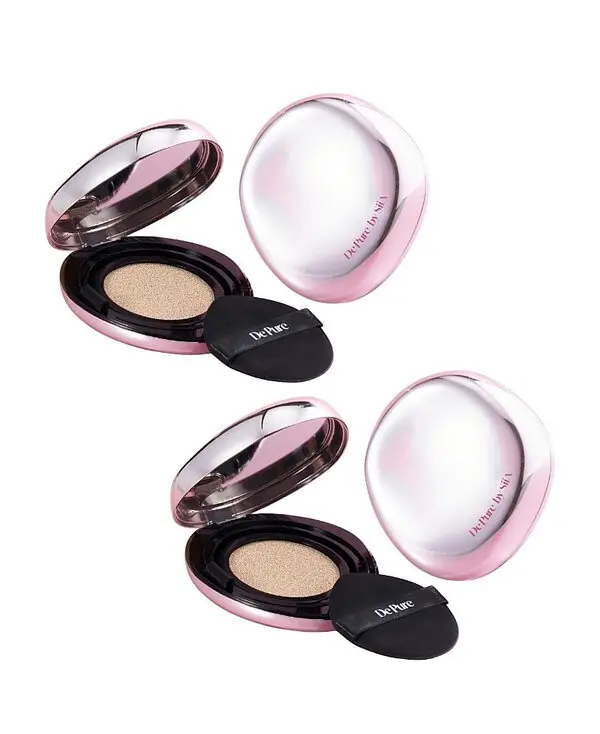 SIIA COSMETICS Flawless Glow Cushion Foundation Set For 2 - L Linen