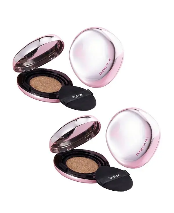 SIIA COSMETICS Flawless Glow Cushion Foundation Set For 2 - N Cocoa
