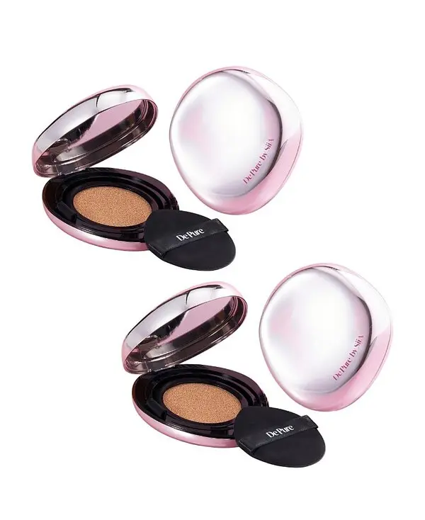 SIIA COSMETICS Flawless Glow Cushion Foundation Set For 2 - N Mocha