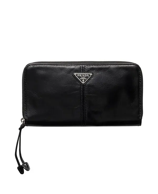 Prada Leather Wallet - Black