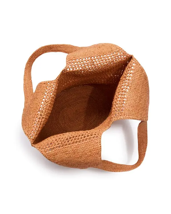 ANINE BING Leah Small Logo Hobo Bag - Pink