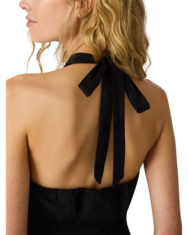 Steve Madden Dianna Halter Mini Dress - Black
