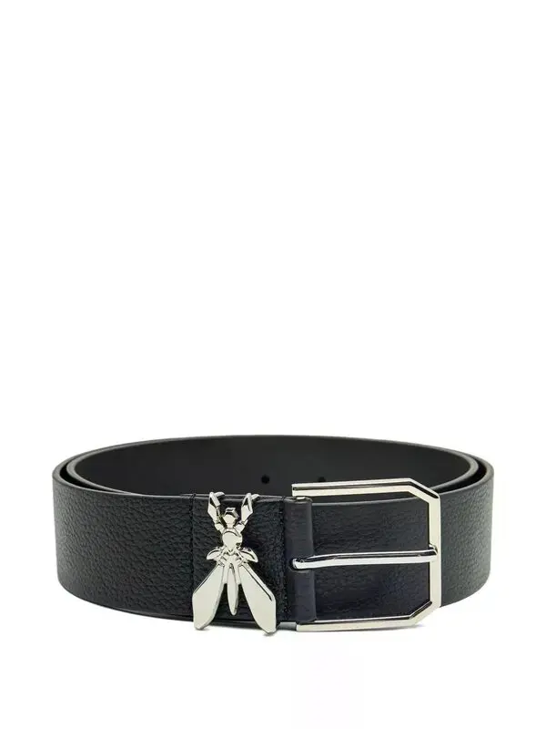 Patrizia Pepe Fly Charm Buckle Belt - Black