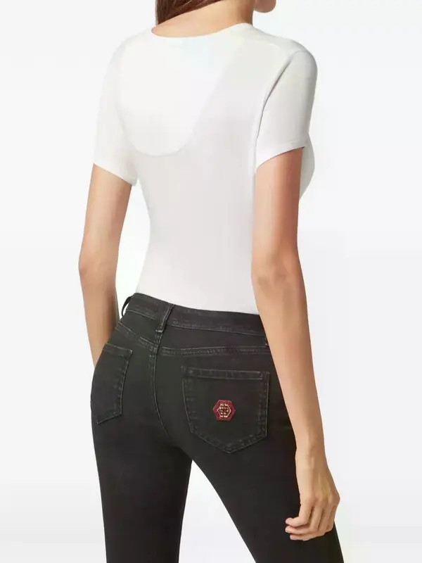 Philipp Plein Denim Leggings