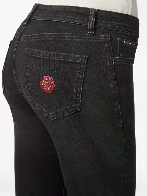 Philipp Plein Denim Leggings