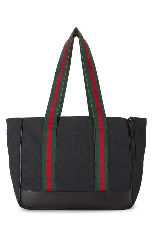 Gucci Canvas Dog Carrier - Black