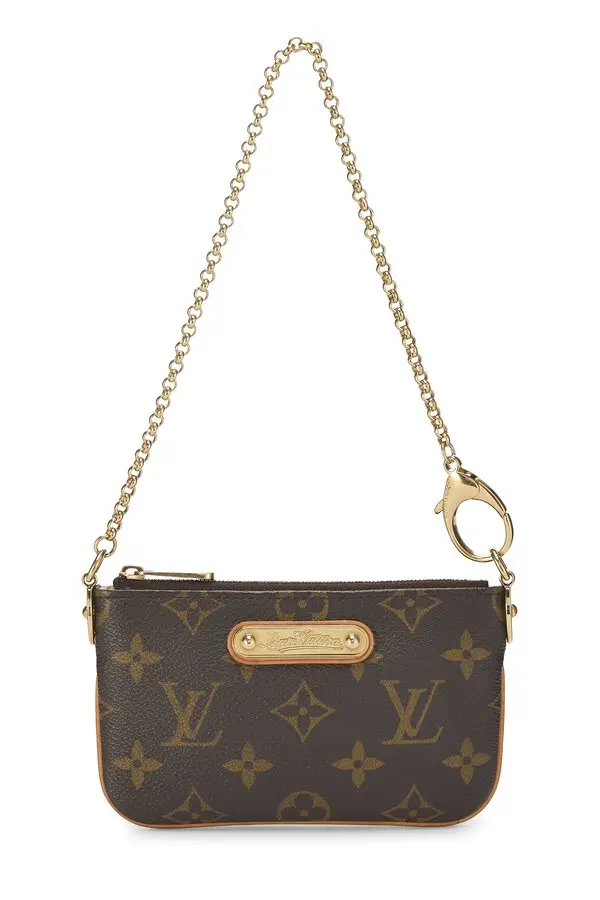 LOUIS VUITTON Monogram Canvas Pochette - Brown