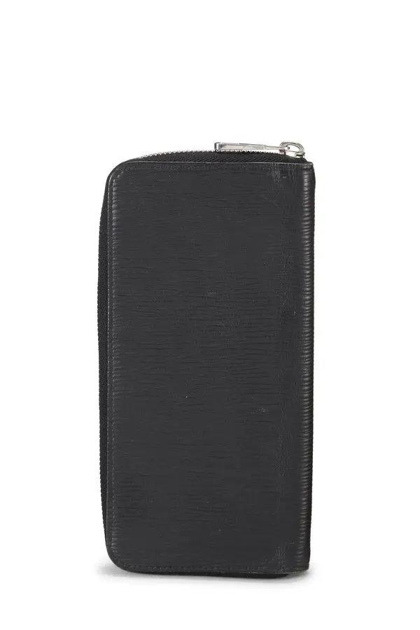 LOUIS VUITTON Epi Zippy Vertical - Black