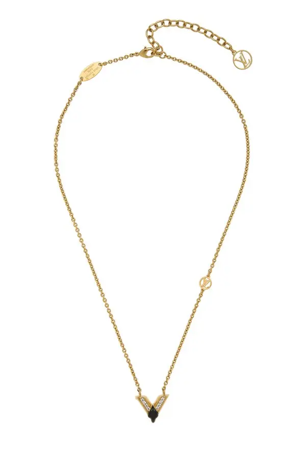 LOUIS VUITTON The Great Essential V Necklace - Gold