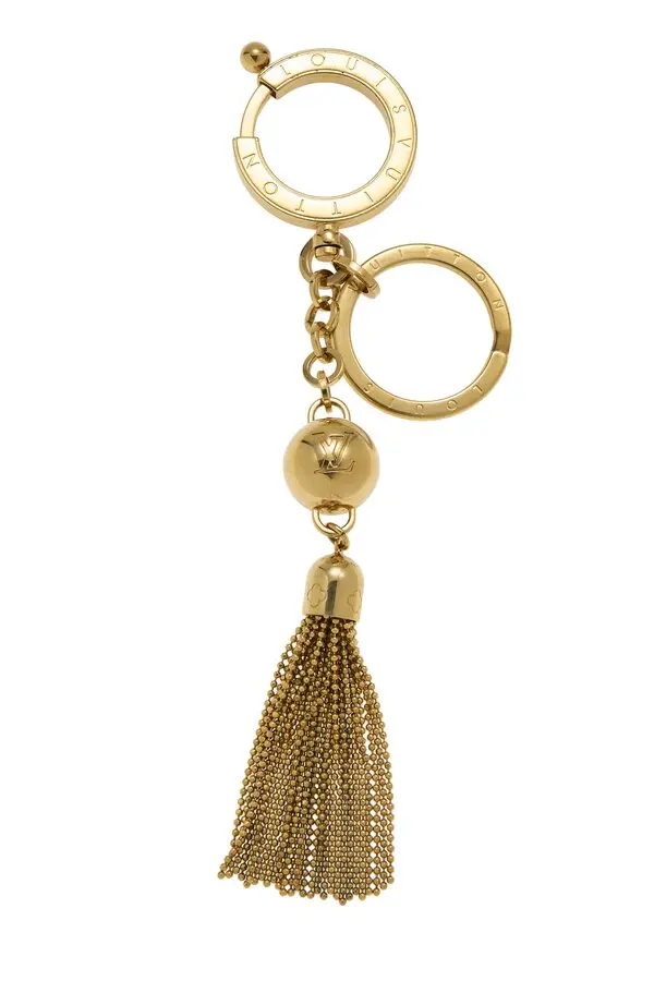 LOUIS VUITTON Porte Cles Swing Bag Charm - Gold