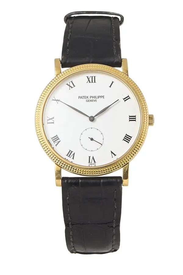 Patek Philippe Gold Calatrava 3919j - White