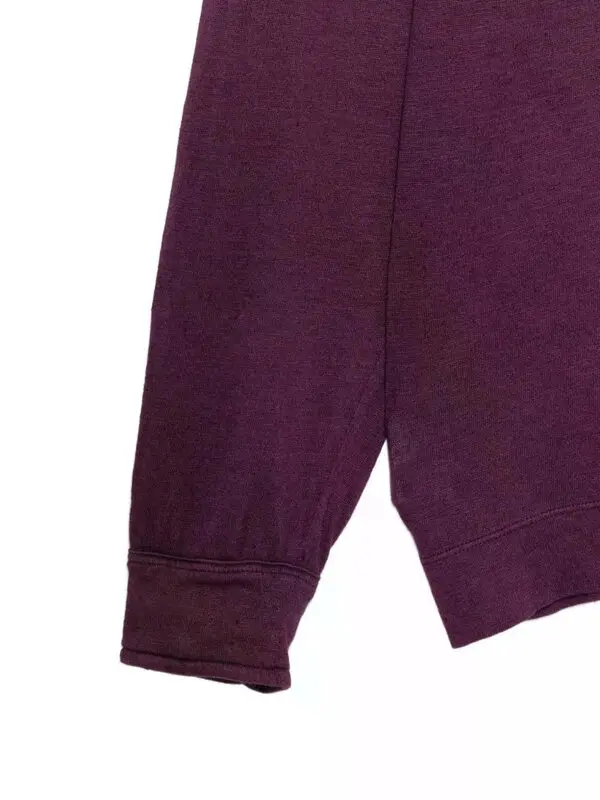 Massimo Alba Long-sleeve Polo Shirt - Purple