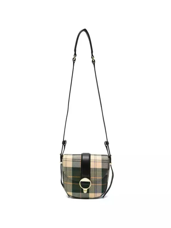 Barbour Mini Tartan-pattern Crossbody Bag - Neutrals