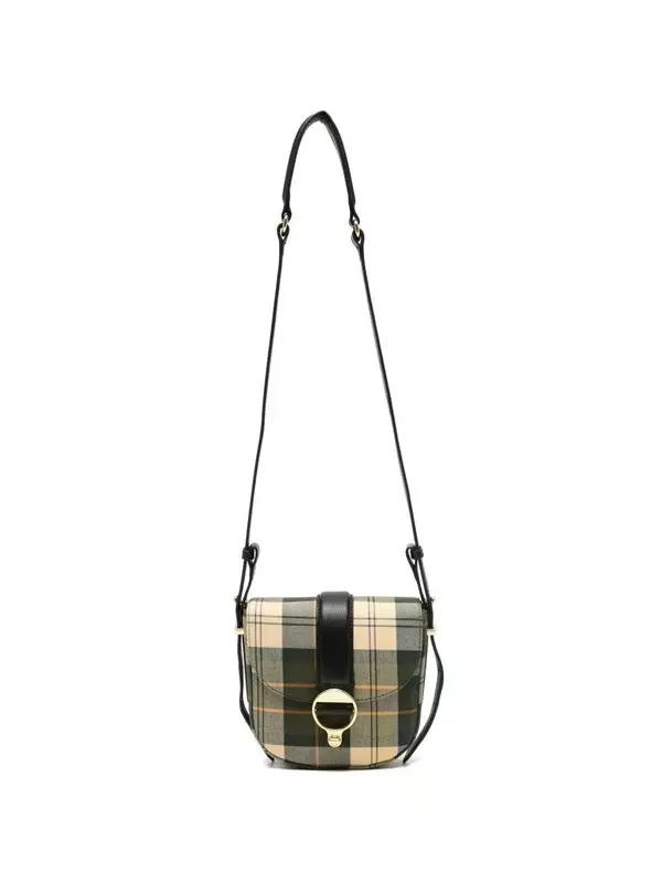 Barbour Tartan-pattern Crossbody Bag - Neutrals