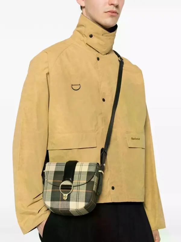 Barbour Tartan-pattern Crossbody Bag - Neutrals