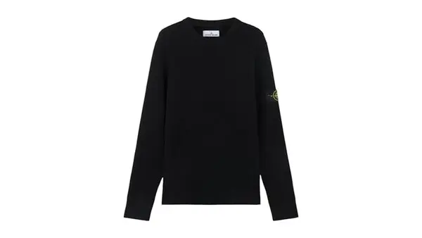 Stone Island Full Rib Rws Wool 5100053 Sweater - Black