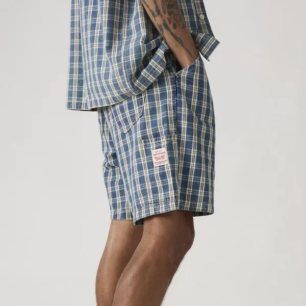 LEVI'S Regular Fit 7" Pull-on Work Shorts - Summer Check
