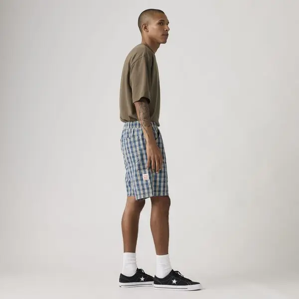LEVI'S Regular Fit 7" Pull-on Work Shorts - Summer Check