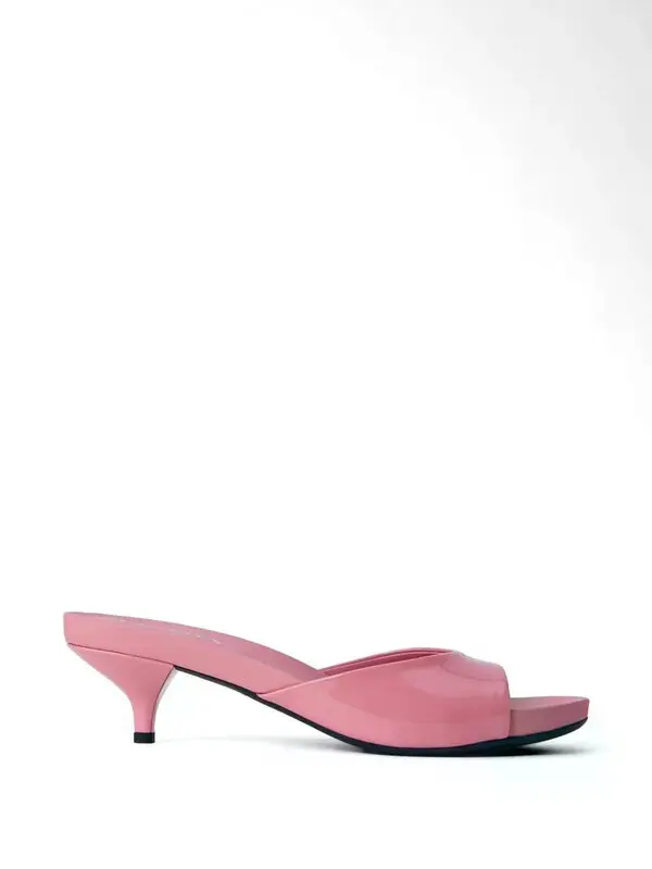 Prada Leather Heeled Sandals