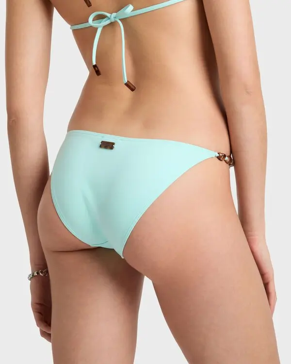Vilebrequin Flaka Mini Brief Bikini Bottom With Pearl Detail