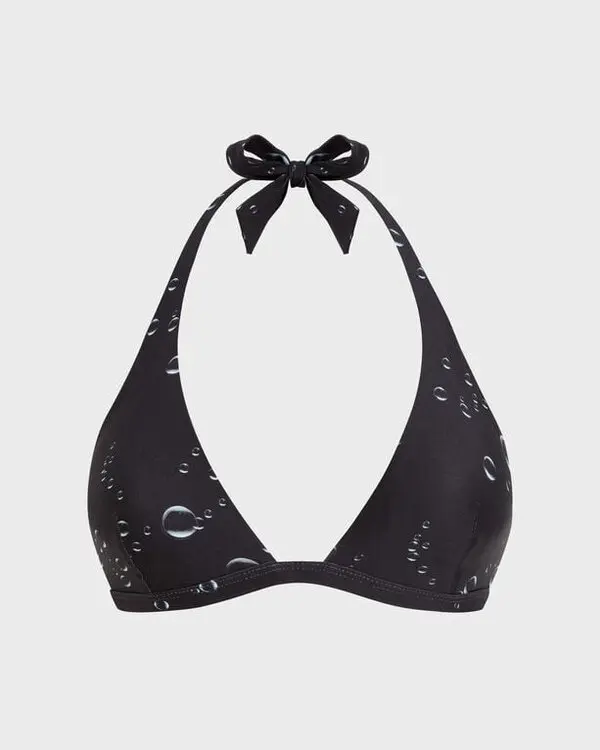 Vilebrequin Halter Bikini Top - Black