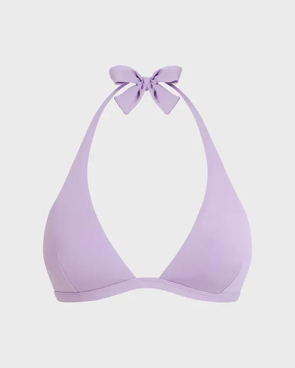 Vilebrequin Halter Bikini Top - Purple