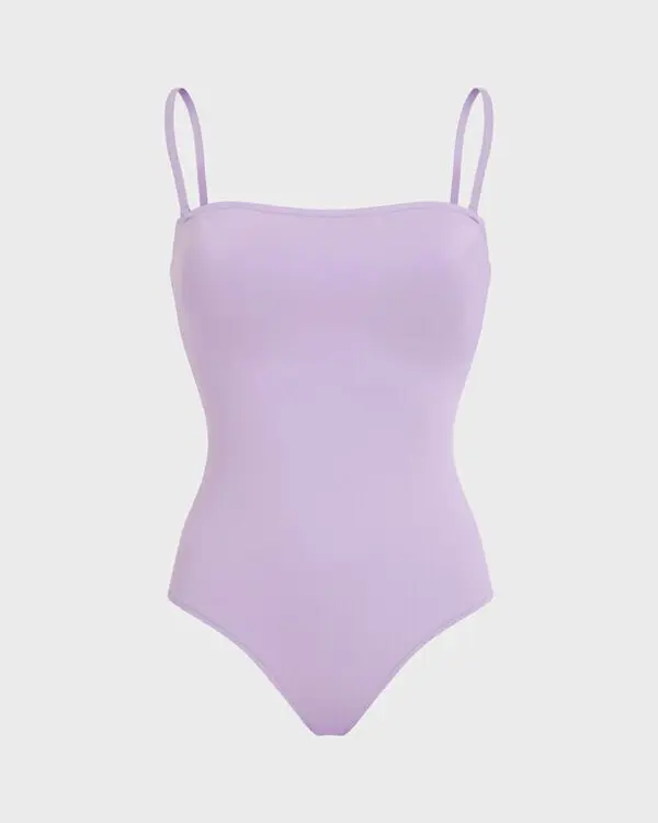 Vilebrequin Bustier One-piece Swimsuit - Purple