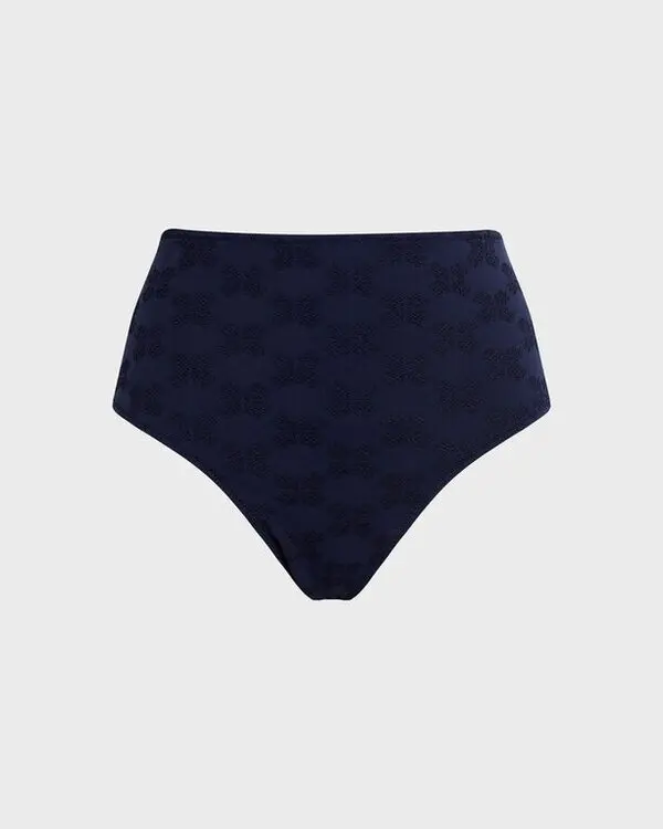 Vilebrequin High-waisted Bikini Bottom - Blue