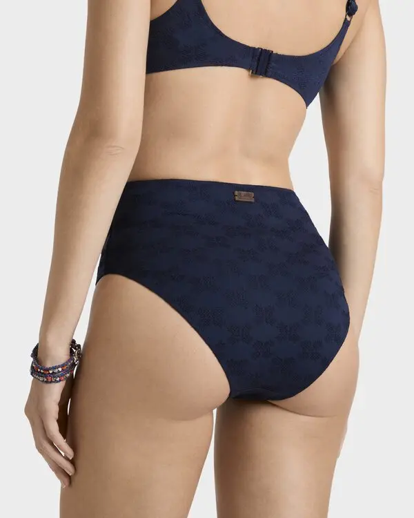 Vilebrequin High-waisted Bikini Bottom - Blue