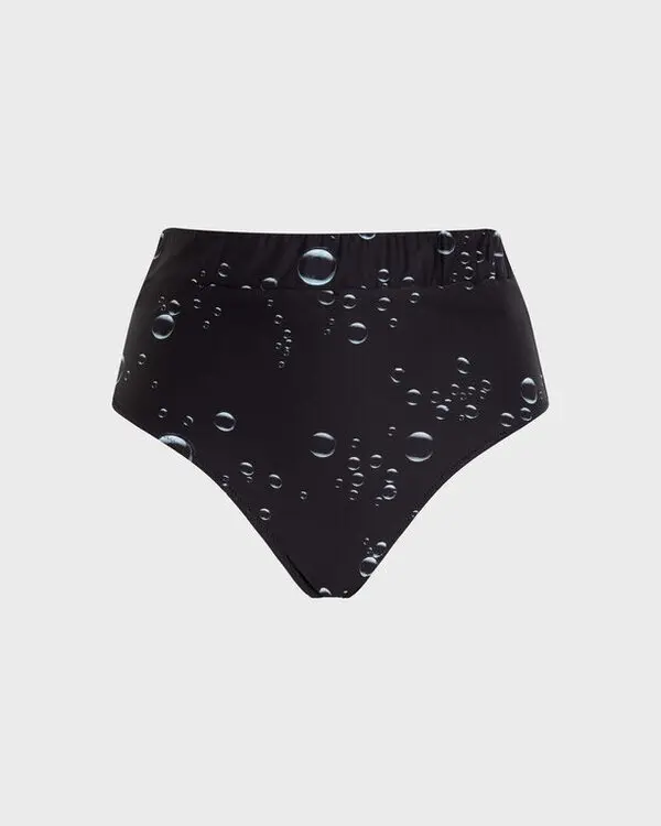 Vilebrequin High-waisted Bikini Bottom - Black