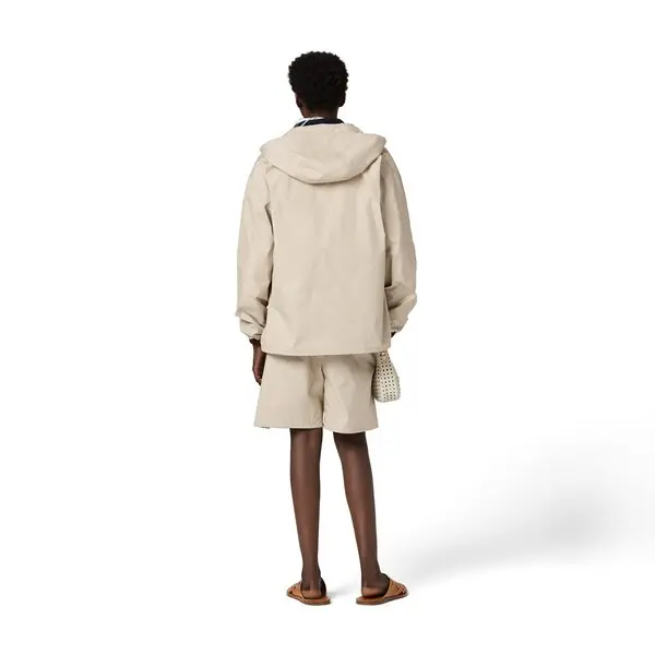 Miu Miu Panama Cotton Bermuda Shorts - Limestone