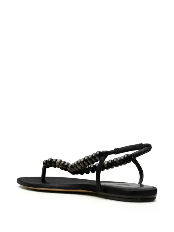 Le Monde Beryl Beaded Thong Sandals