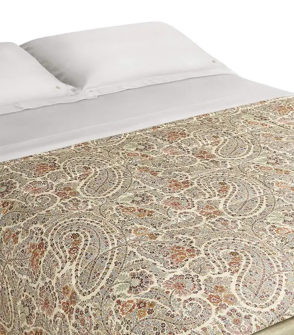 Etro Super King Amalia Quilted Bed Spread - Beige
