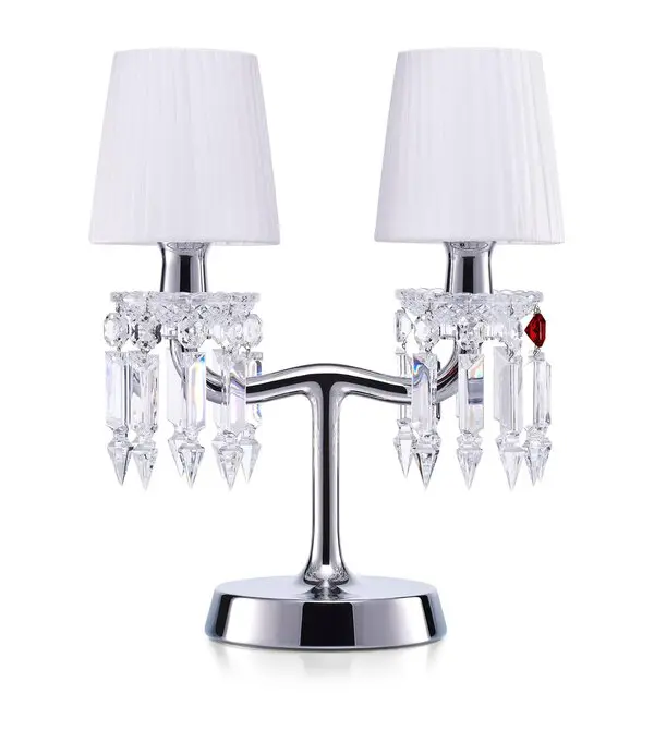 THE MARTHA, BY BACCARAT Chrome Zénith Nomade Table Lamp - Clear