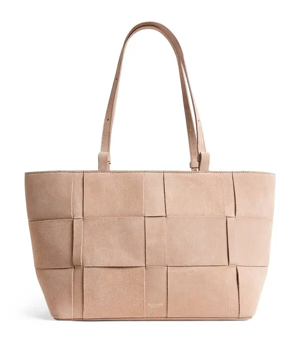 DEMELLIER Suede The Florence Tote Bag - Beige